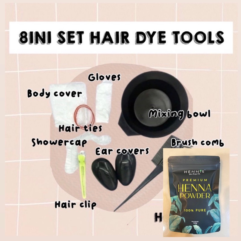 INAI RAMBUT HENNIS HALAL ORIGINAL HAIR HENNA | Shopee Malaysia