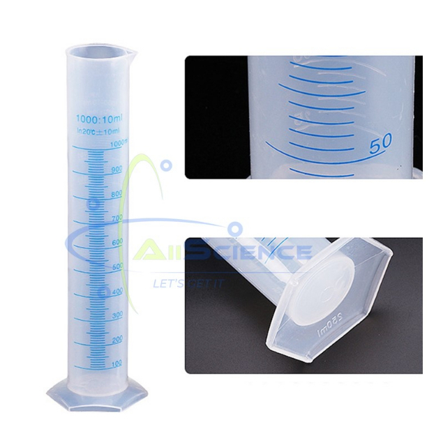 Measuring Cylinder Plastic Graduated Tool 500ml / 1000 ml | Shopee Malaysia