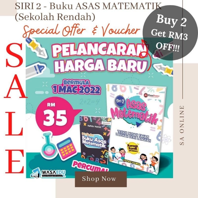 Buku Asas Matematik Siri 2 BAM 2 Sekolah Rendah Tahun 4 5 dan 6 percuma nota ringkas buku asas ...