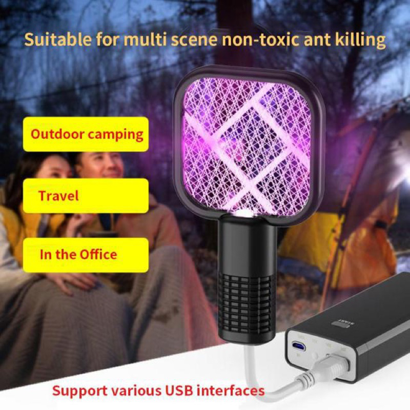 USB Mosquito Killer Electric Nyamuk Swatter Pest Repeller Bug Zapper ...