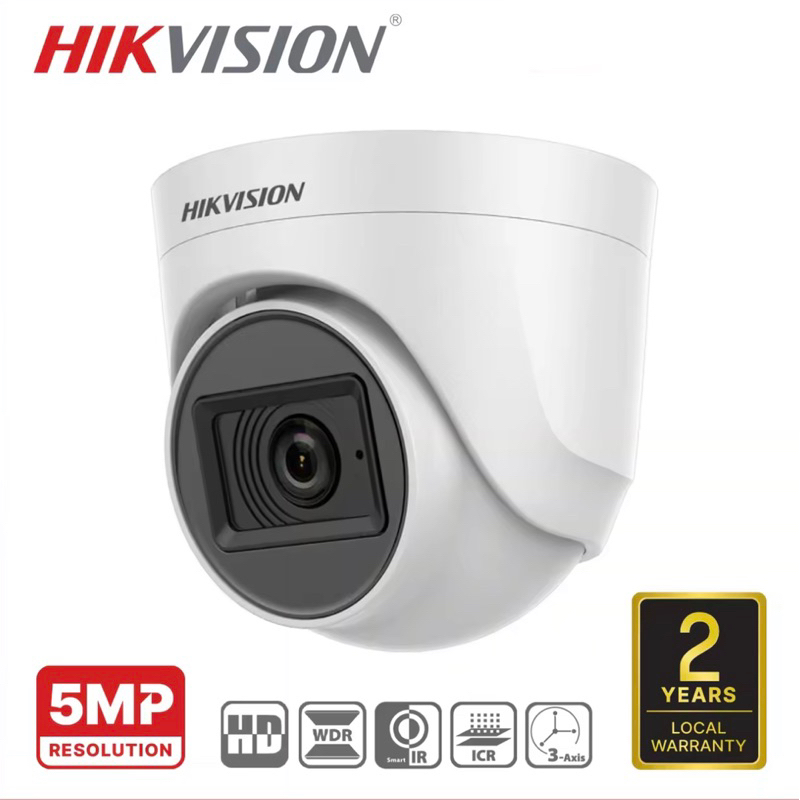 HIKVISION CCTV DS-2CE76H0T-ITPF 5MP Indoor Dome (2.8MM)5MP Turbo Full ...