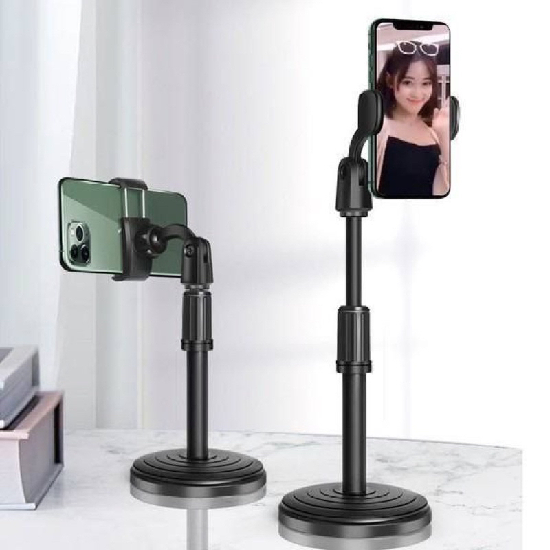 Phone Stand Holder Mini Table Kaki Fon Klip Meja Live Streaming Video ...