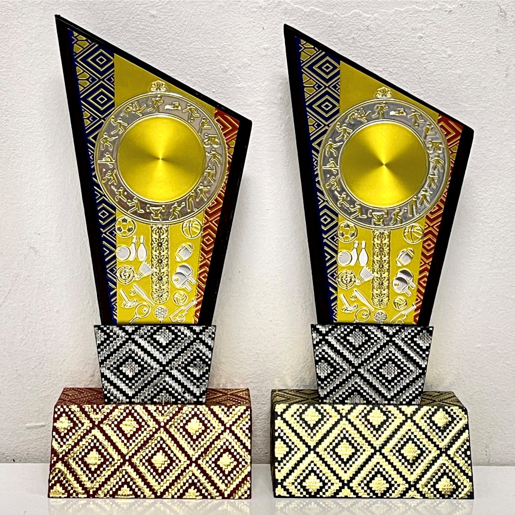 Songket EP675 Wooden Trophy (HADIAH SUKAN DAN HADIAH ANUGERAH CEMERLANG ...