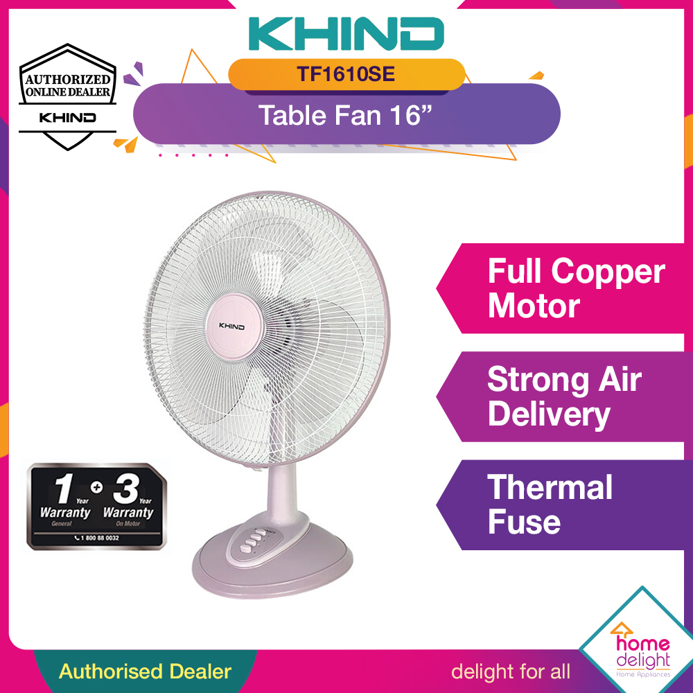 Khind Table Fan 16 Inch TF1610SE | Shopee Malaysia
