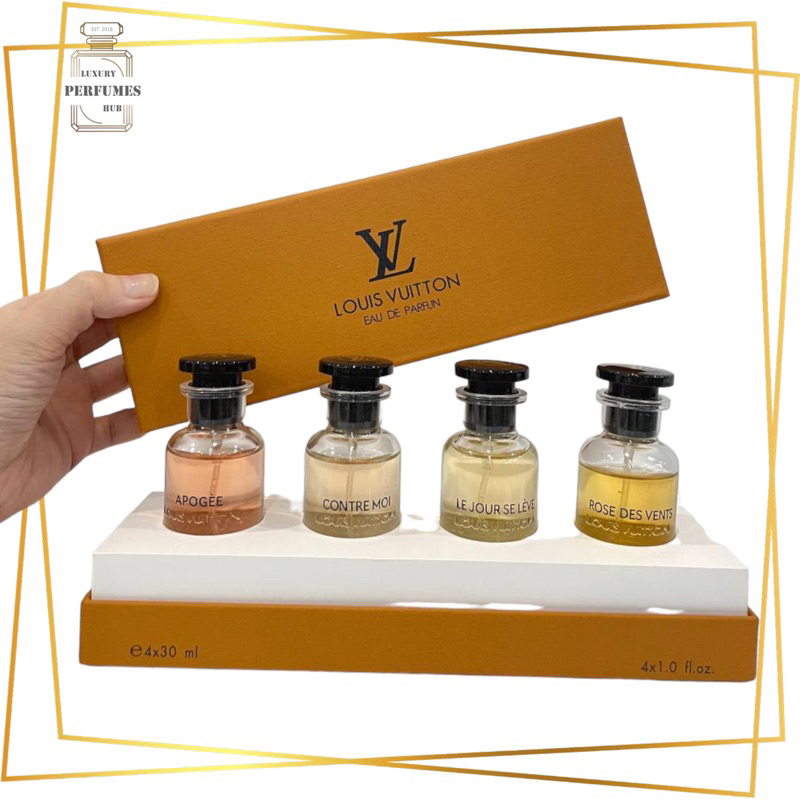 LouisVuitton Lv Orange Box 4in1 Gift Set (4x30ml) Spray | Shopee Malaysia