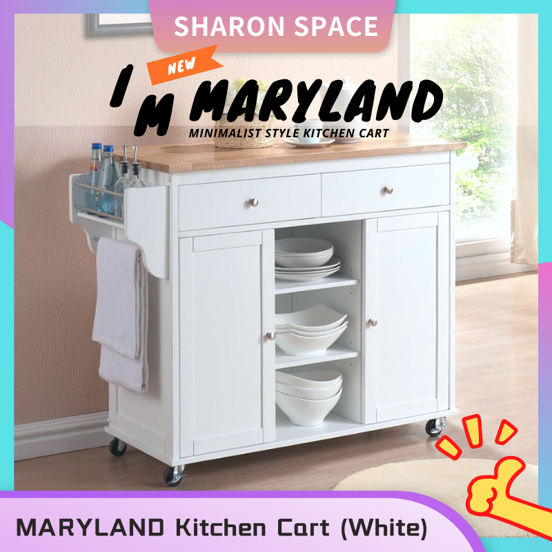 [HOT SALES] MARYLAND Kitchen Cart / Kitchen Trolley / Kitchen Island ...