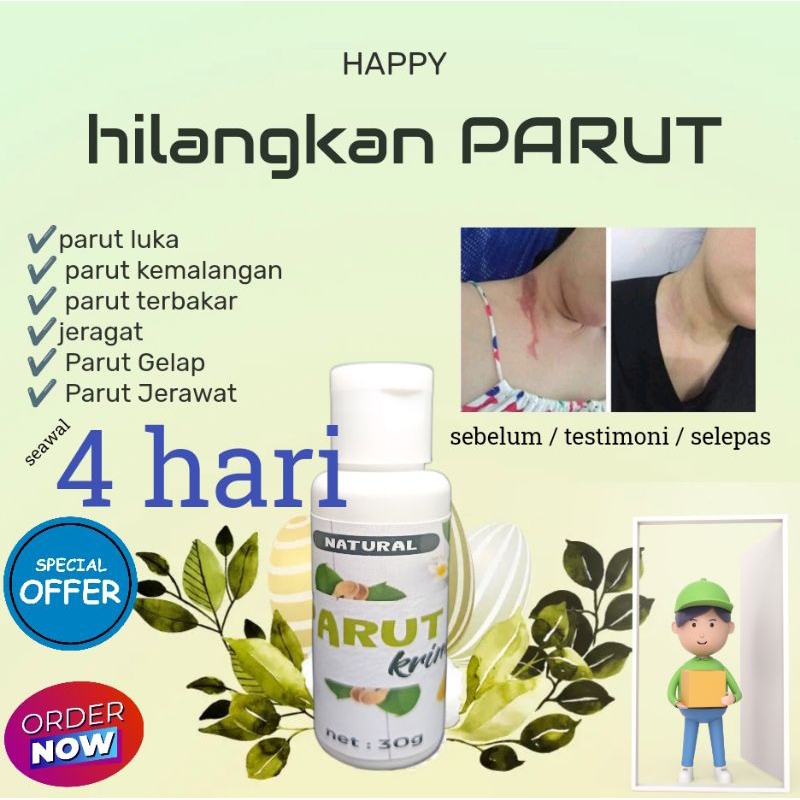 krim parut yang akan menghilangkan parut anda dengan cepat berkesan ...