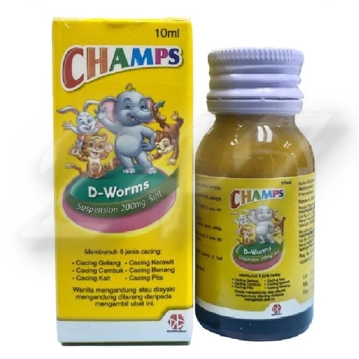Champs D-Worms Suspension (200mg/5ml) 10ml | Shopee Malaysia