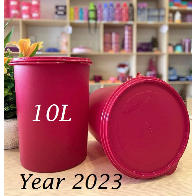 *1pc/2pcs*New color*Tupperware Tall Canister 10.0L 10L Airtight keropok ...