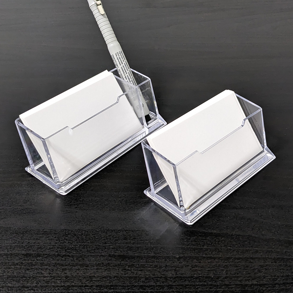 [Ready Stock] Acrylic Name Card Stand Holder Business Card Table ...