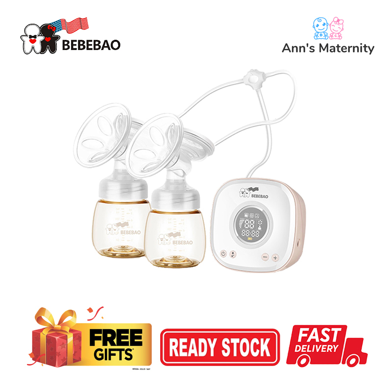 BEBEBAO Double Electric Breast Pump 6018【NEW UPGRADE VERSION】 | Shopee ...