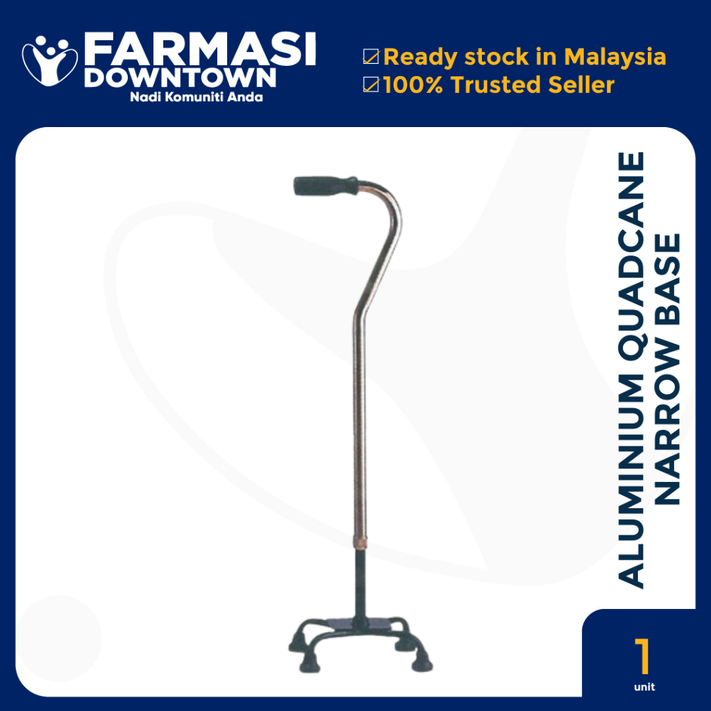 ALUMINIUM QUADCANE NARROW BASE | Shopee Malaysia