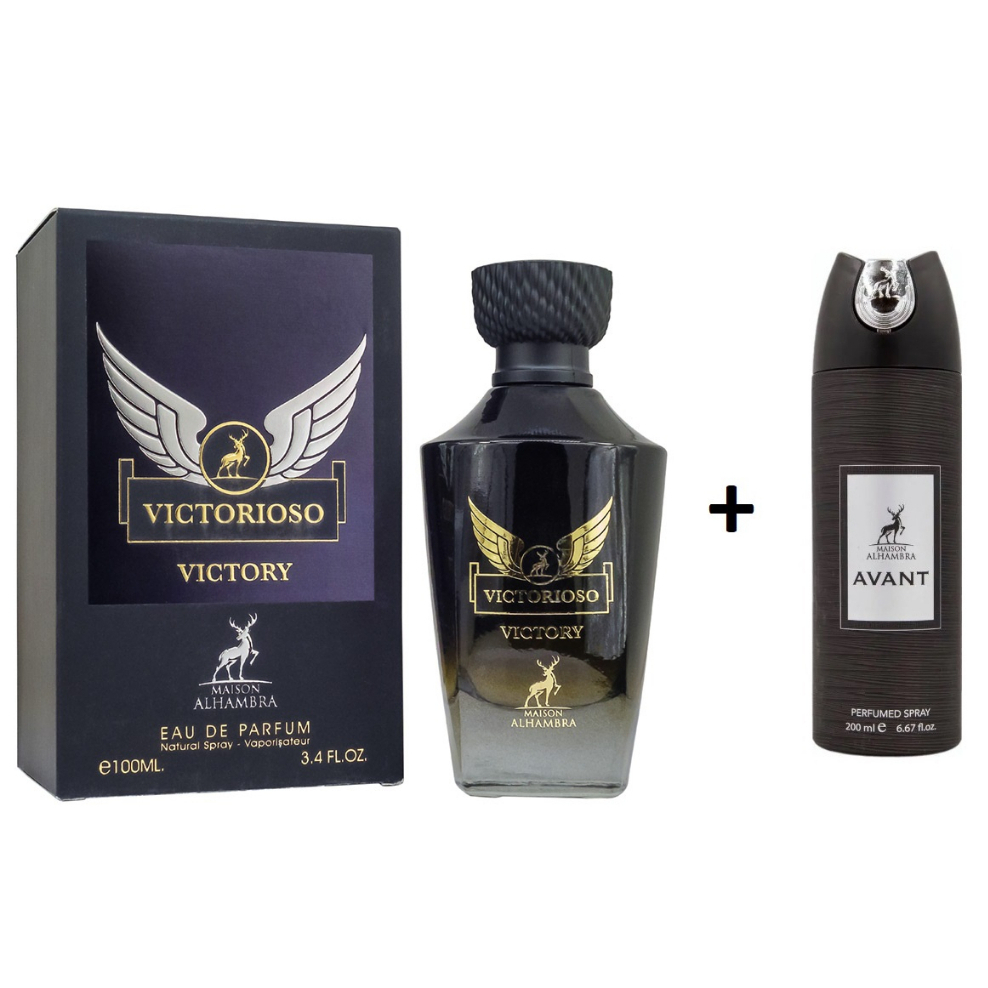 Alhambra Victorioso Victory EDP 100ml Spray perfumo for Man a Amber New ...