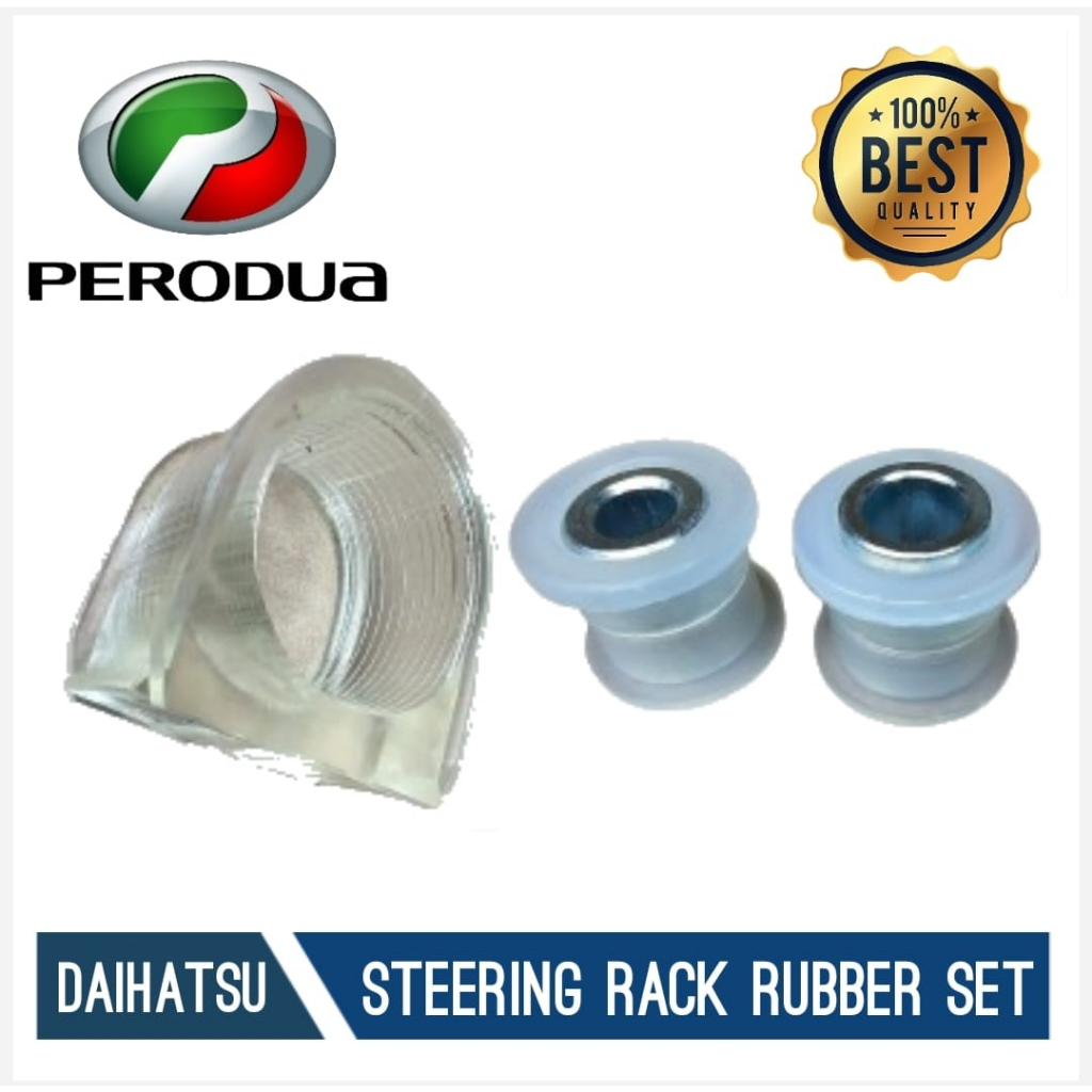 PERODUA Silicone Steering Rack Bush (LH/RH) Set for Perodua Myvi / Alza ...