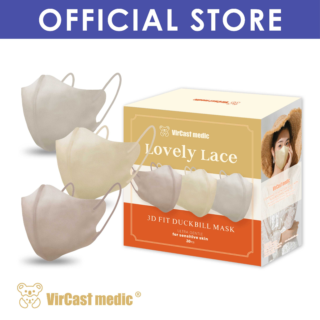 Vircast Medic 3D Mask All Series (30 Pcs/Box) | Shopee Malaysia