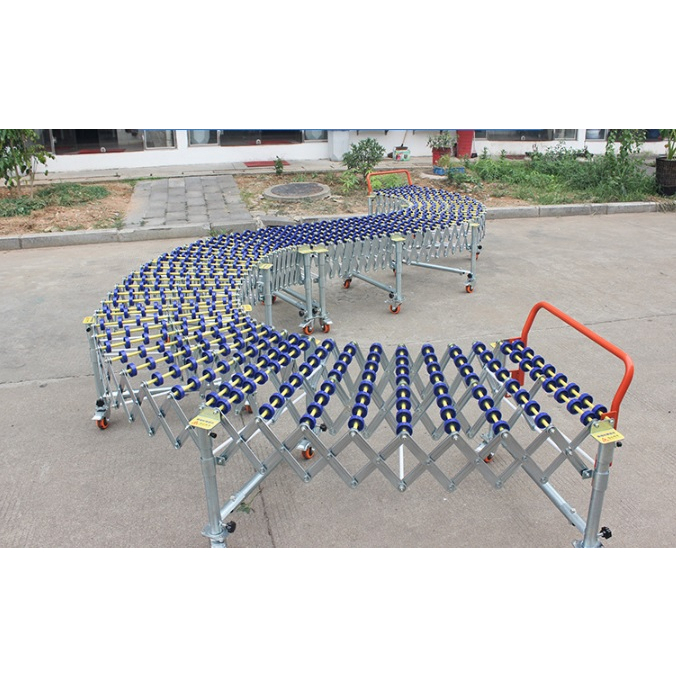 READY STOCK 6m Telescopic Loading Conveyor Belt of The Unpowered ...