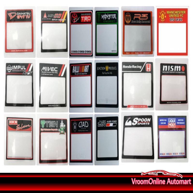 High Quality Car Road Tax Roadtax Sticker Universal Daihatsu Ralli Art ...