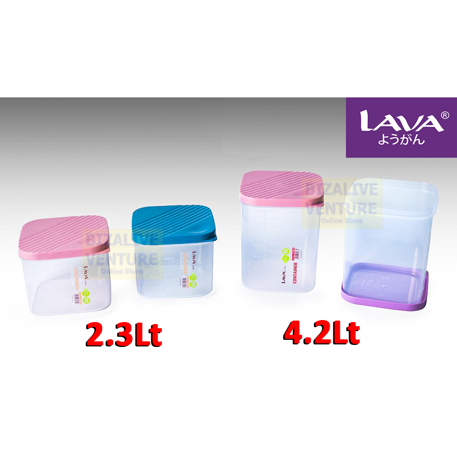 LAVA Multipurpose Container | Each Purchase Come with 2.3 Lt & 4.2Lt ...