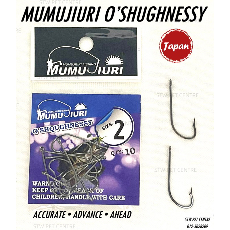 MUMUJIURI O’SHQUGHNESSY HOOK Mata Kai (All Saiz) | Shopee Malaysia