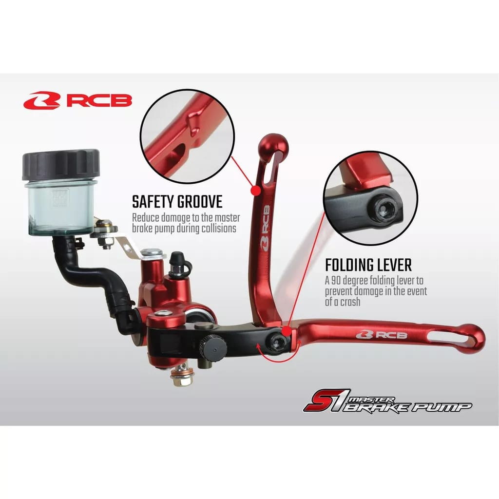 RCB FORGED MASTER BRAKE PUMP S1 14MM (RIGHT SIDE) | Shopee Malaysia