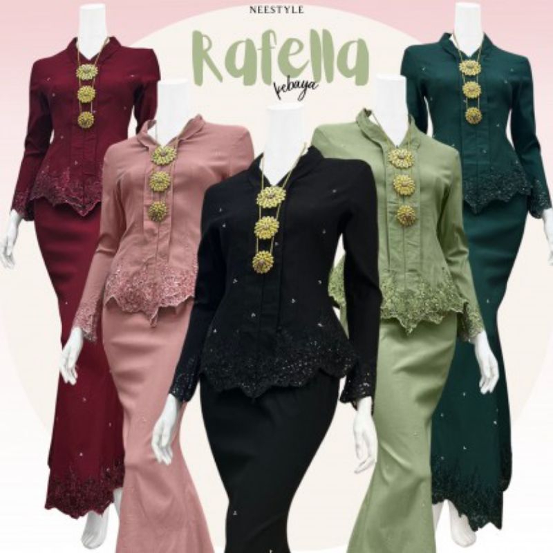 Baju Raya 2023 Rafella Kurung Mini Kuring Moden Family Set Clothing ...