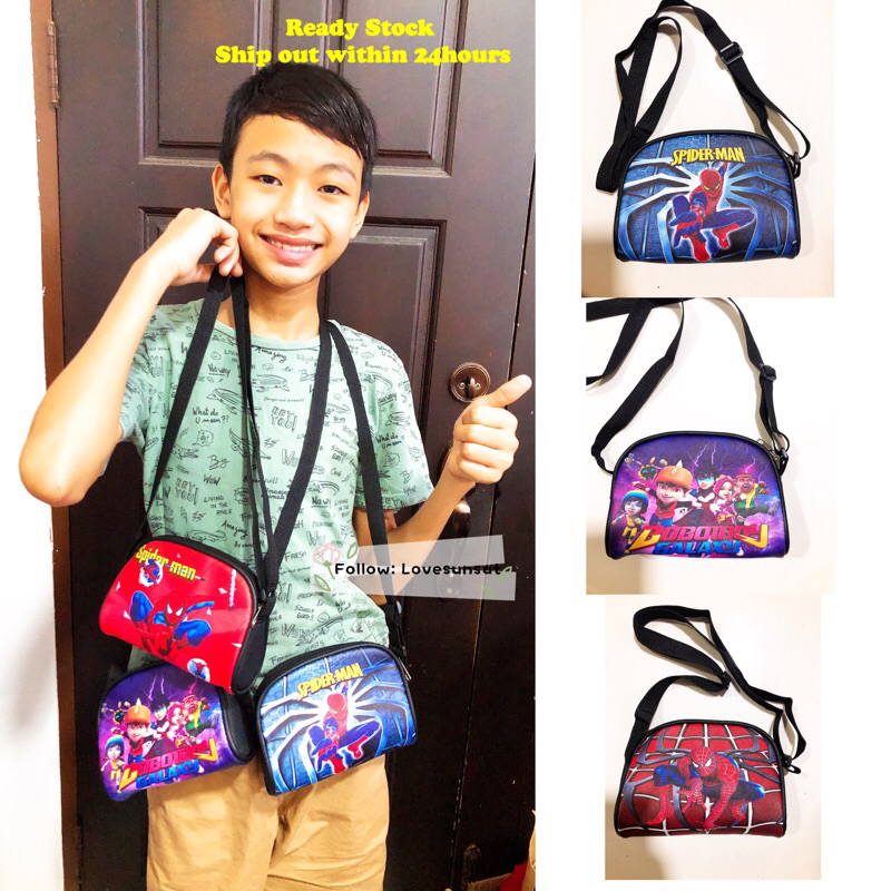 Beg Budak Lelaki/Perempuan/Kanak/Remaja Beg Budak Galas Beg Raya Sling ...