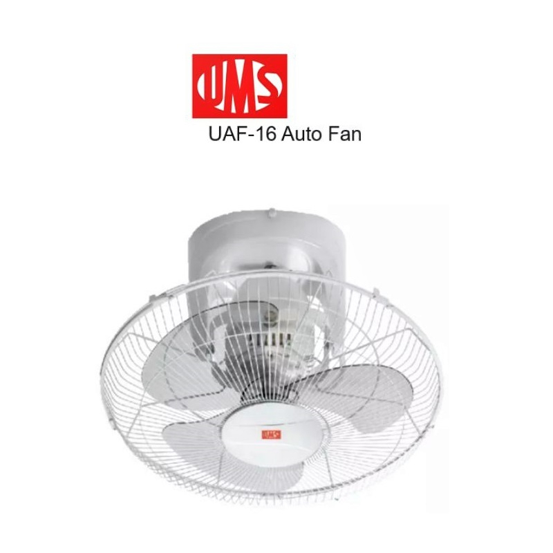 UMS 16" Ceiling Auto Fan (White) | Shopee Malaysia