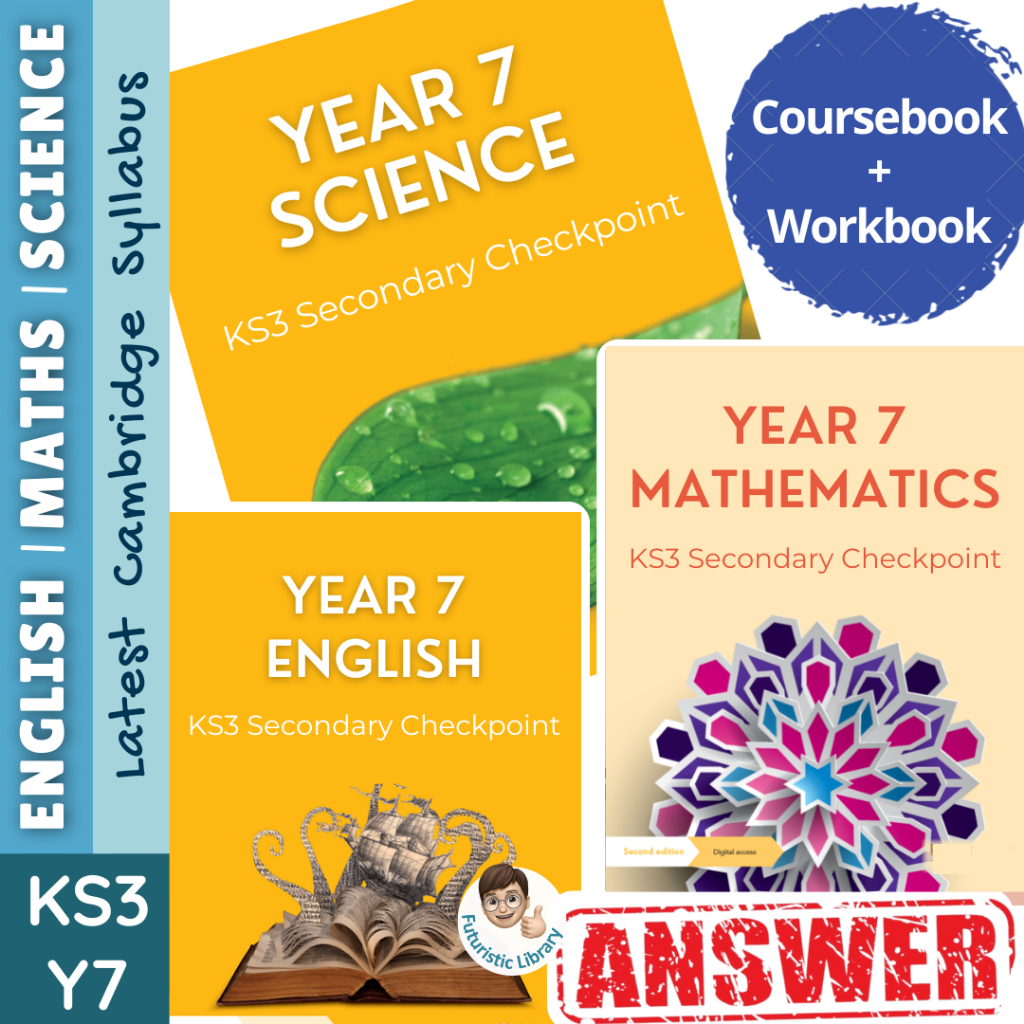 Hardcopy📦17⭐Year 7 Cambridge Lower Secondary Science Year 7 Mathematics ...