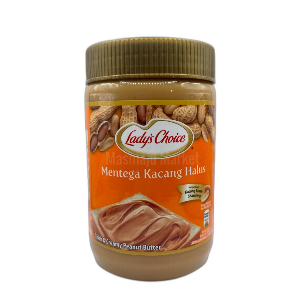 Peanut Butter Creamy ( Mentega Kacang Halus ) / 花生酱 Lady's Choice 500G ...