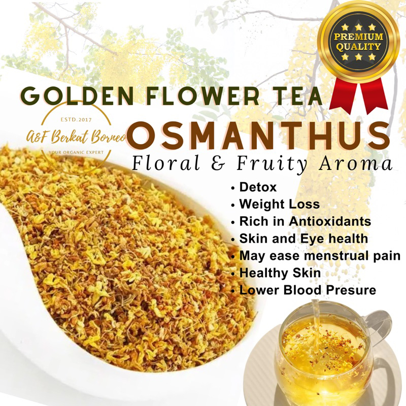 Premium Golden Osmanthus Flower Tea | Shopee Malaysia