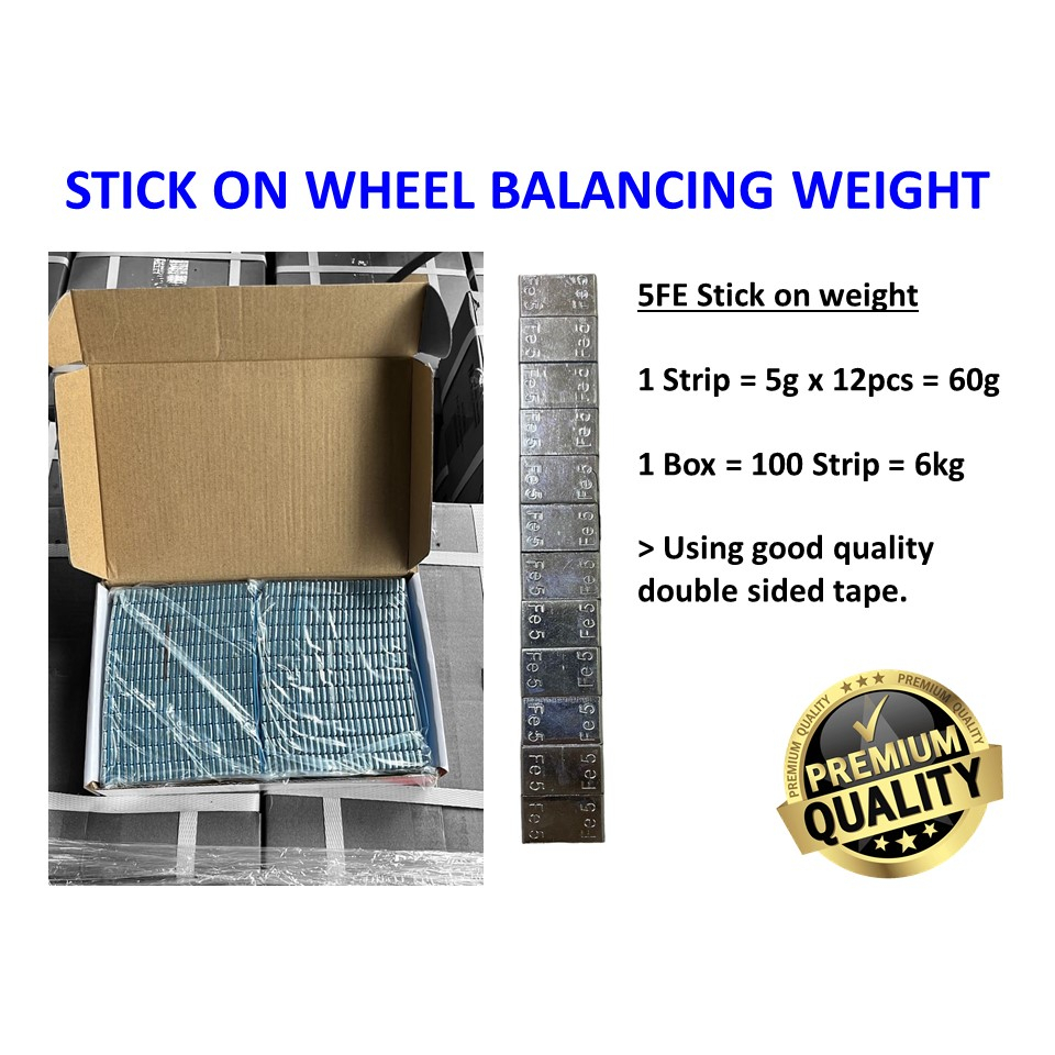 Tyre Balancing Weight 5FE stick on | Shopee Malaysia