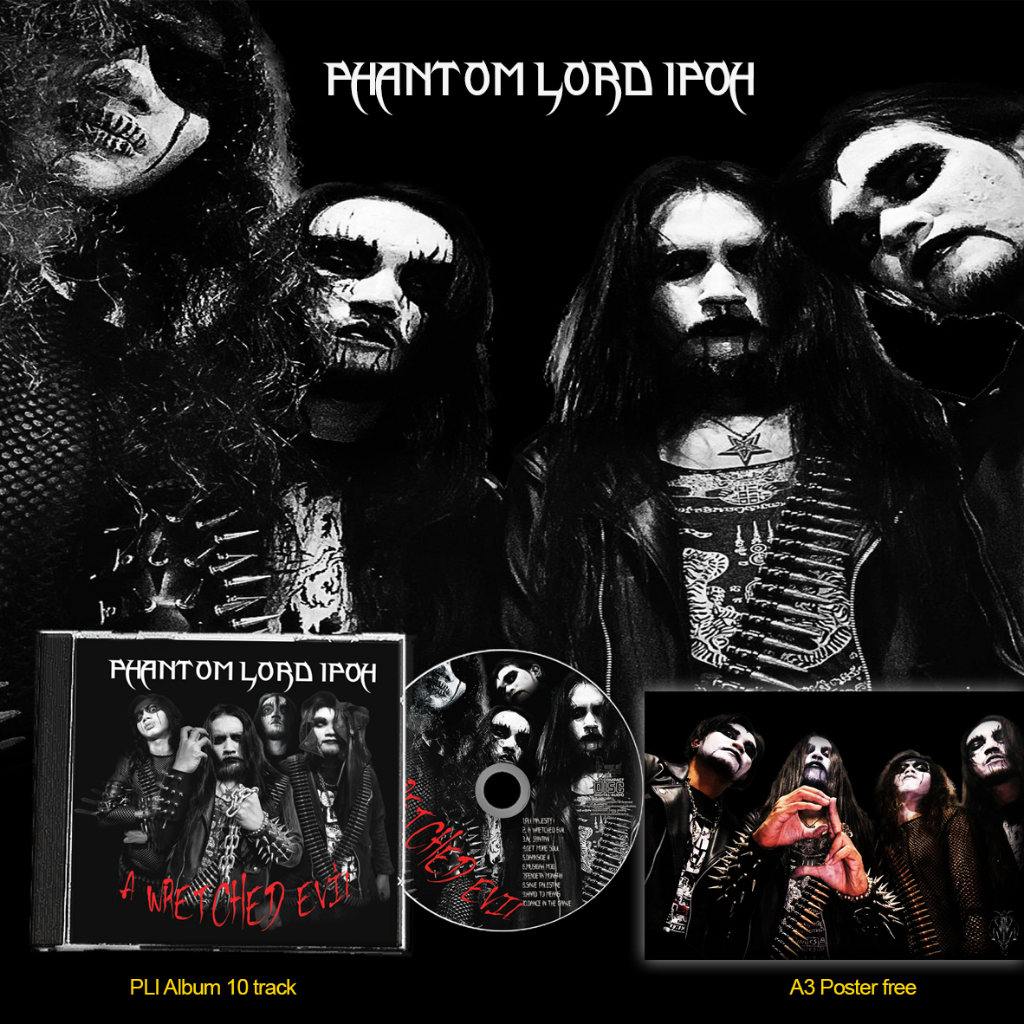 PHANTOM LORD IPOH CD ALBUM (Free Poster w/sign & Sticker) | Shopee Malaysia