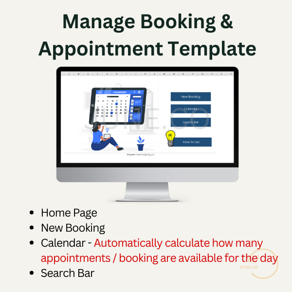 Manage Booking & Appointment Template Urus Templat Tempahan & Janji ...