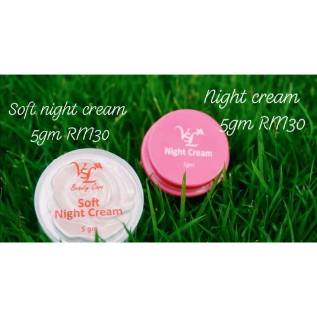 VSL (ORIGINAL 💯 HQ) NIGHT CREAM 5G & NIGHT SOFT CREAM 5G - READY STOCK ...