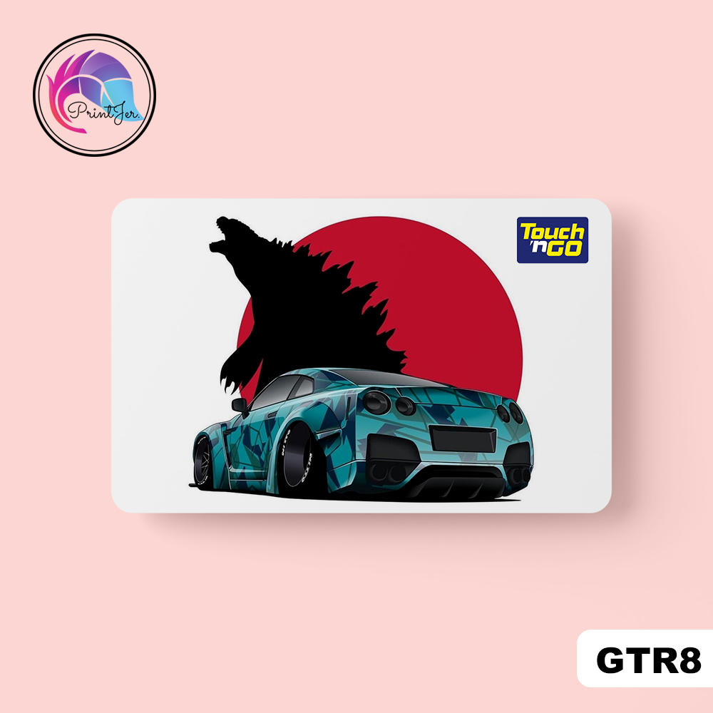 NISSAN GTR - Touch n Go Card Sticker Cover (Waterproof, High Quality ...