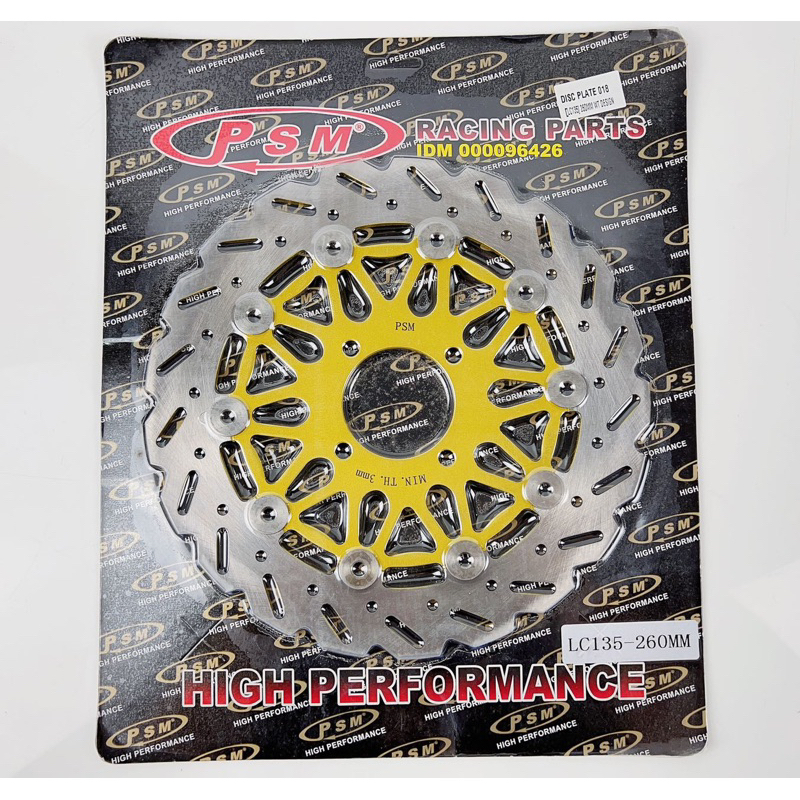 LC135 NEW DISC PLATE 260MM WITH DESIGN | Shopee Malaysia