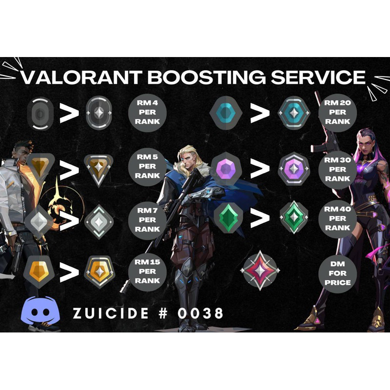 Valorant Boosting Services | Shopee Malaysia