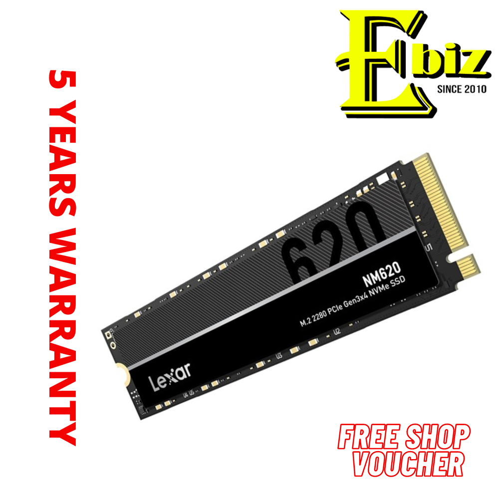 LEXAR NM620 256GB | 512GB | 1TB M.2 2280 Gen 3x4 NVME SSD Solid State ...