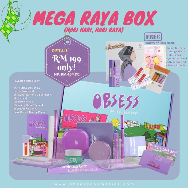 OBSESS MEGA RAYA BOX | Shopee Malaysia