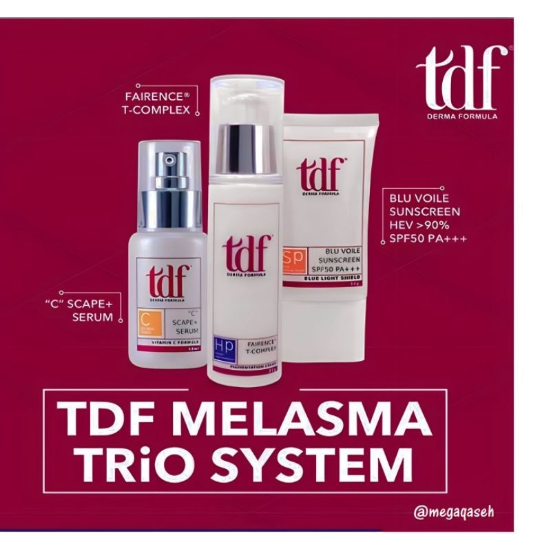 TDF DERMA FORMULA (BLU VOILE SUNSCREEN SPF50 PA+++)+("C" SCAPE+SERUM ...
