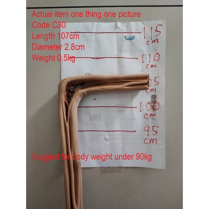 Solid Wood Hiking crutches, Old people Wooden Walking Sticks, Old Man ...