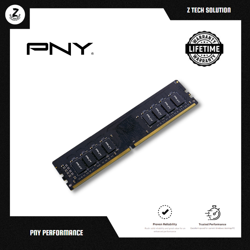 PNY DDR4 16GB 3200MHz CL16 Desktop Memory Single Channel RAM ( 8GB ...