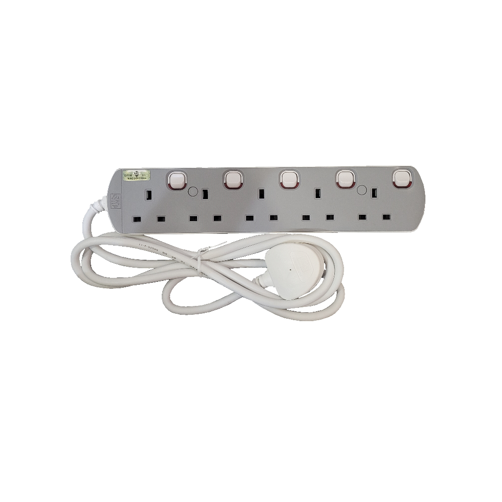 UMS Extension Trailing Socket 2Yard (5Gang/ 6Gang) | Shopee Malaysia
