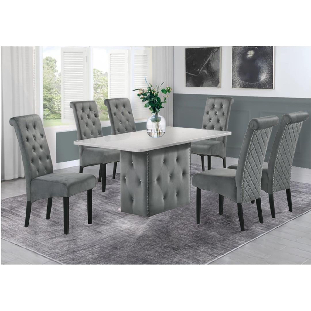 Europe Classic Classic Chesterfield Dining Marble Set Dining Table ...