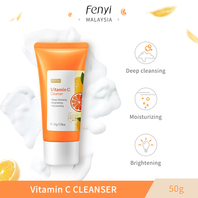 Fenyi Vitamin C Brightening Face Wash Deep Cleansing Oil Control ...