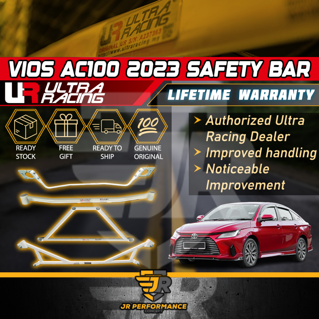 Ultra Racing Safety Bar New Vios Baru 2023 Gen4 AC100 Front Strut ...