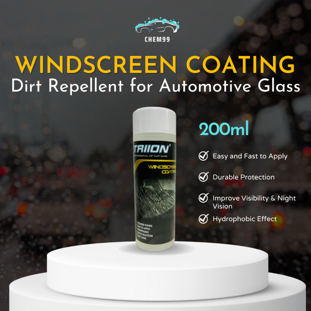 WINDSCREEN COATING 200ML GLASS COATING RAIN REPELLENT ULTRA GLACO KALIS ...