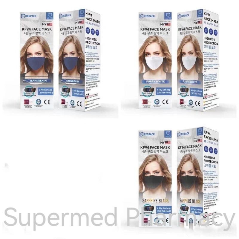 Respack KF94 Face Mask 20's (Individual Packing) | Shopee Malaysia