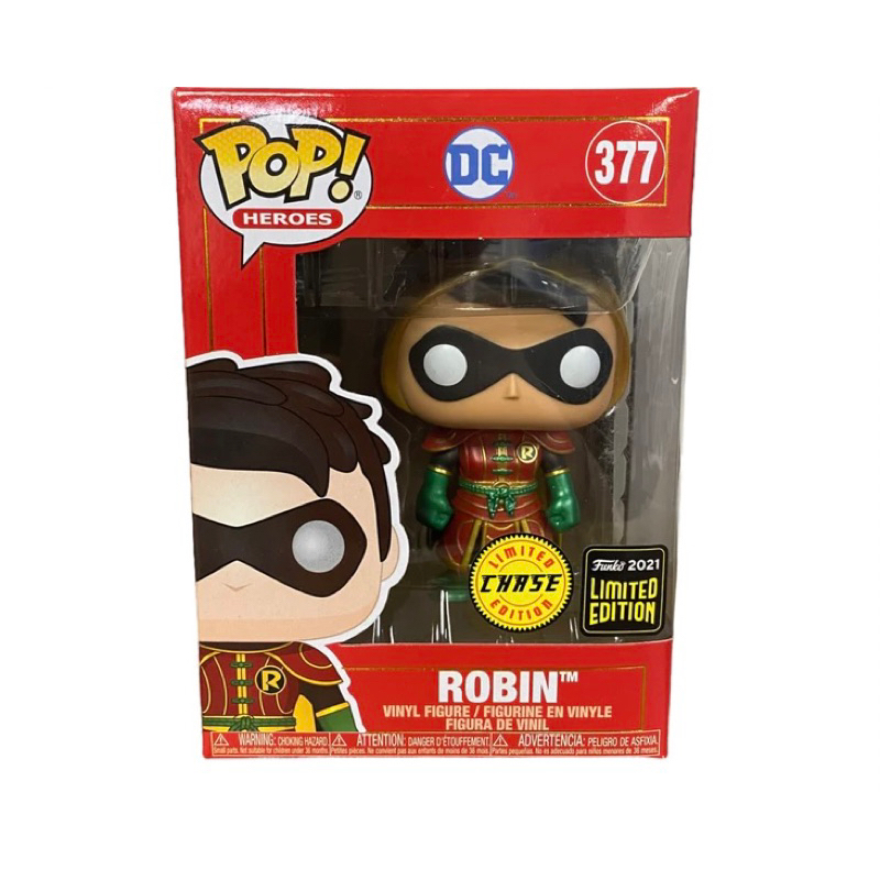 Funko Pop! DC: Robin Imperial Palace Metallic #377 (CHASE)(Funko 2021 ...