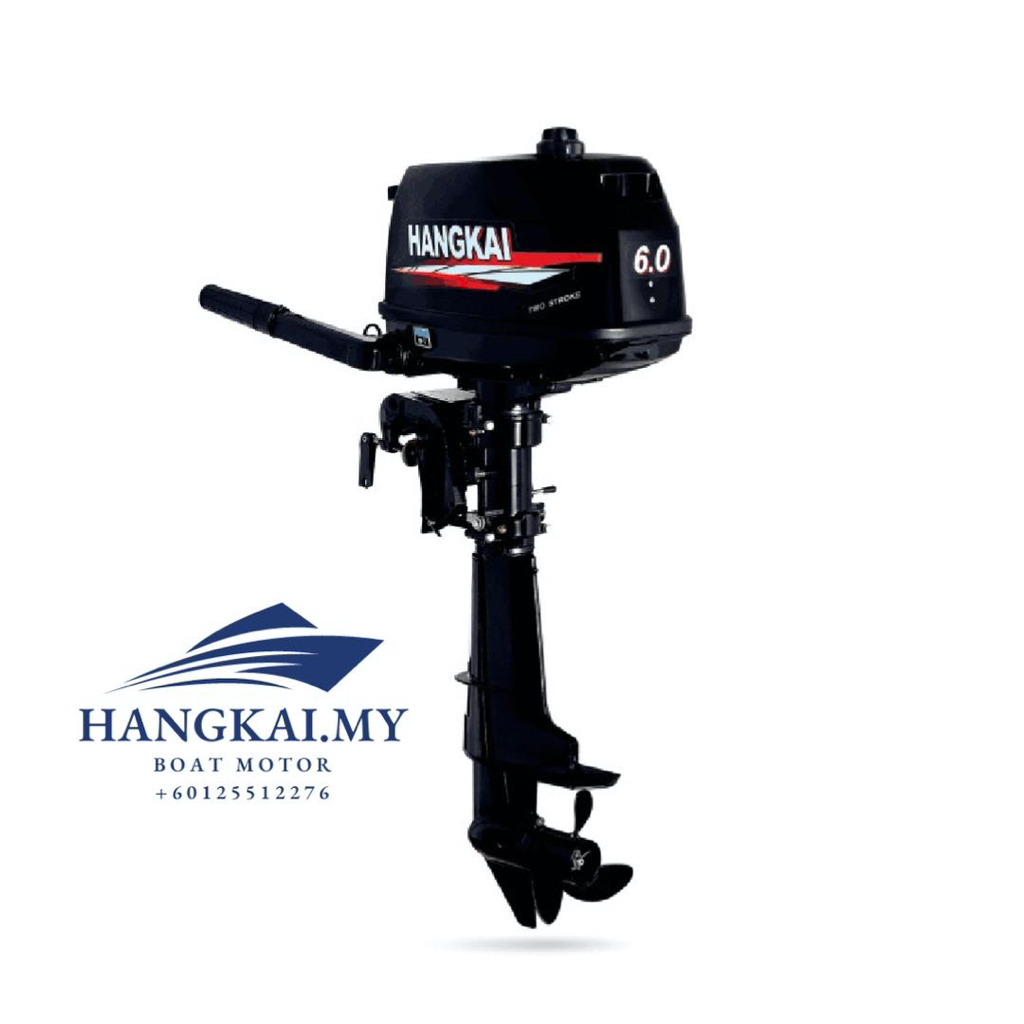 Hangkai 2 stroke 6hp short shaft boat motor outboard | Shopee Malaysia